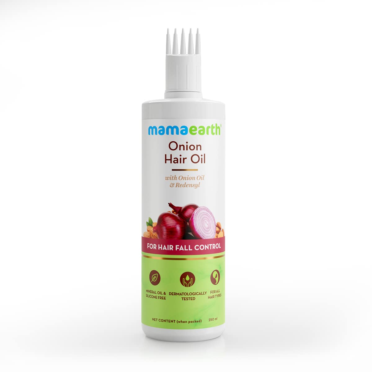 Mamaearth Onion Hair Oil For Hair Regrowth and Hair Fall Control 250ml