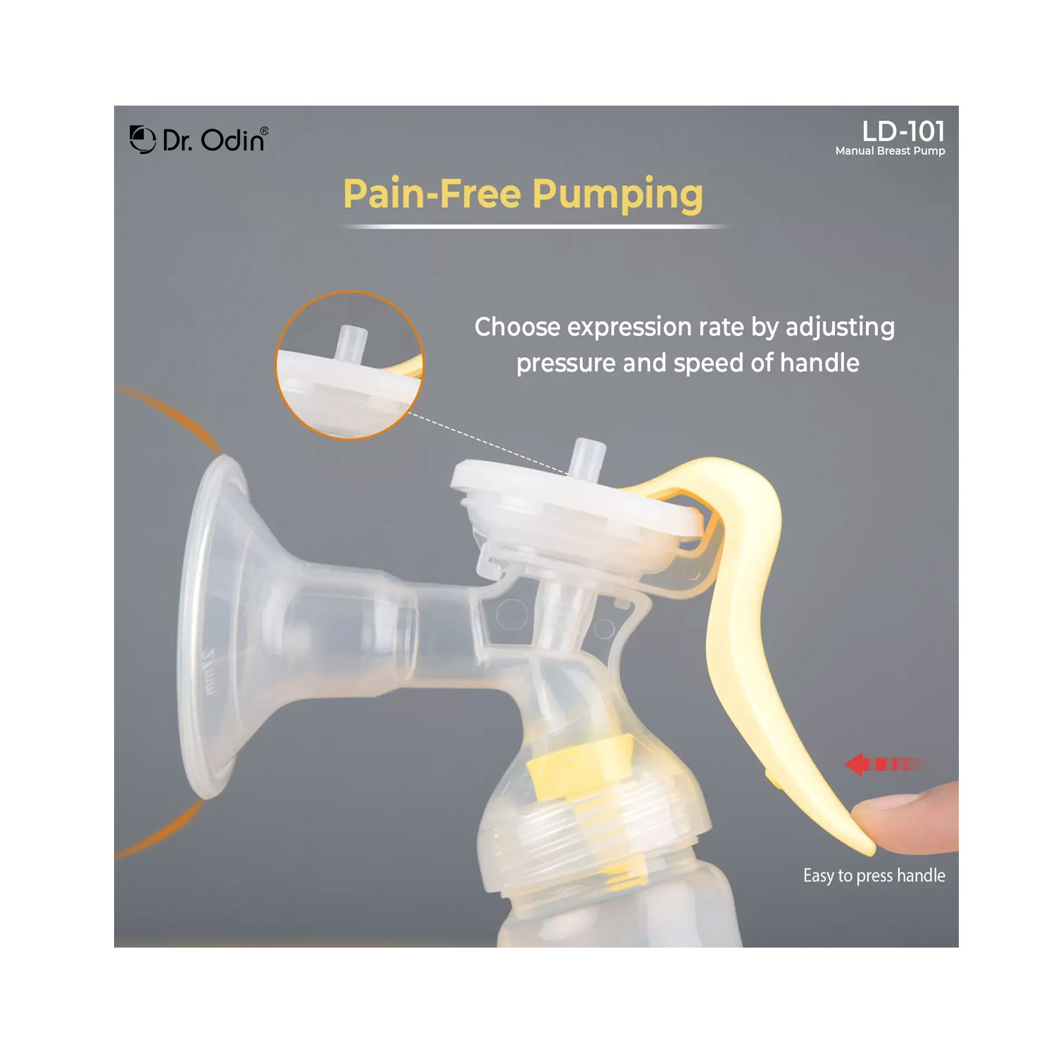 Dr.Odin Manual Breast Pump (LD-101) - Cureka