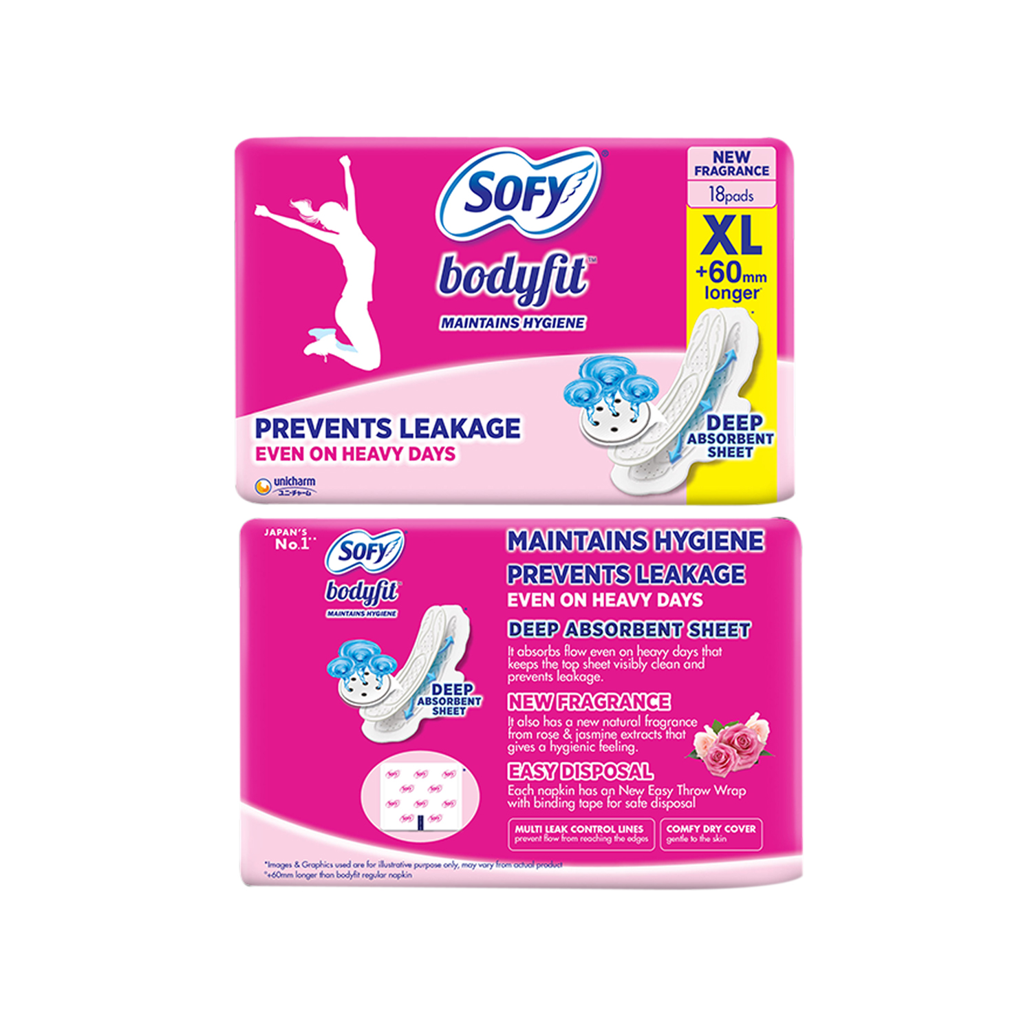 Sofy Bodyfit Pads XL (6 Pads)