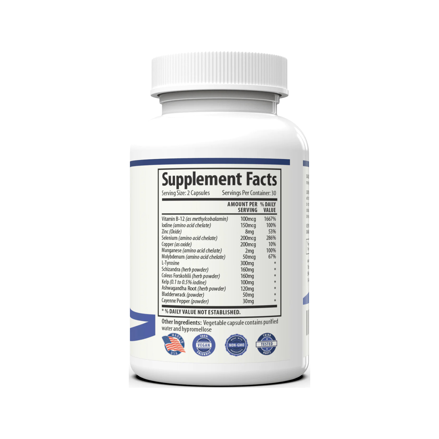 1 Body Thyroid Support (60 Vegetarian Capsules)