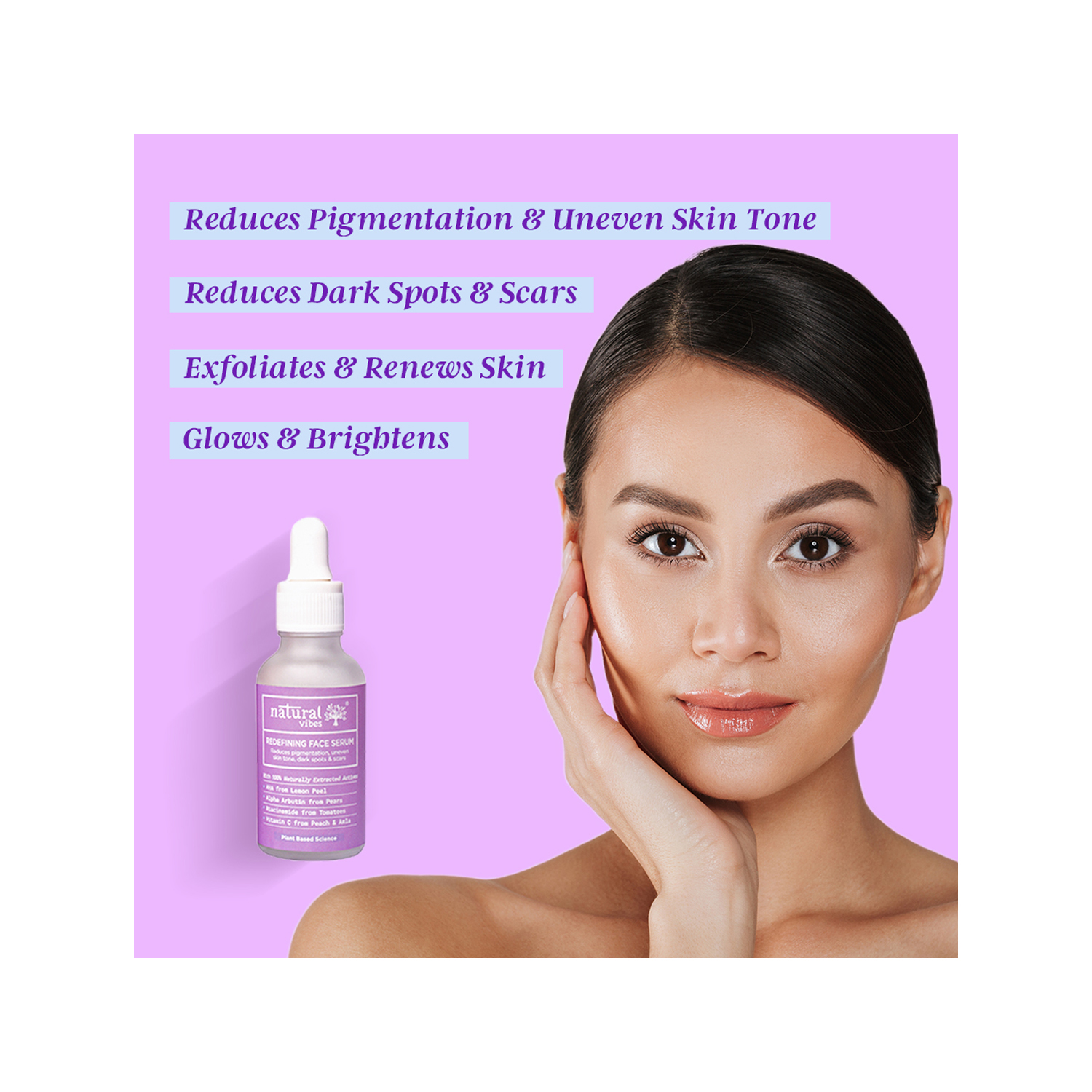 Natural Vibes Redefining Face Serum 30 Ml Cureka